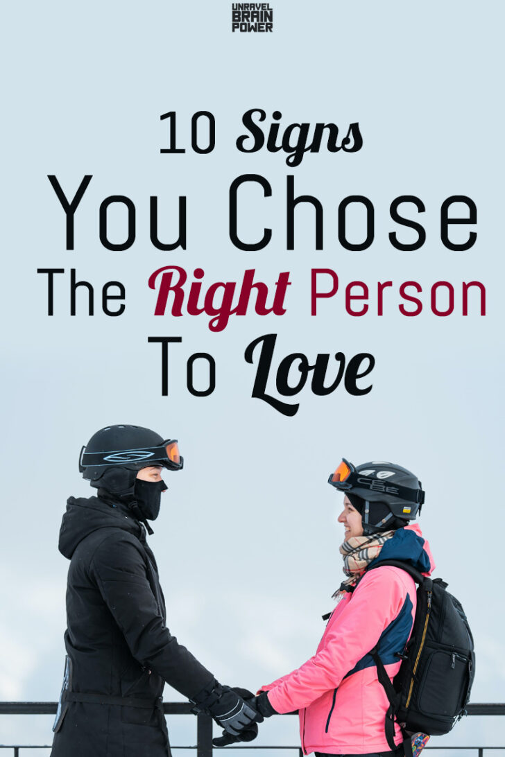 10 Signs You Chose The Right Person To Love - Unravel Brain Power