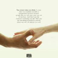 You Attract What You Think. I Swear, Once You Establish Yourself