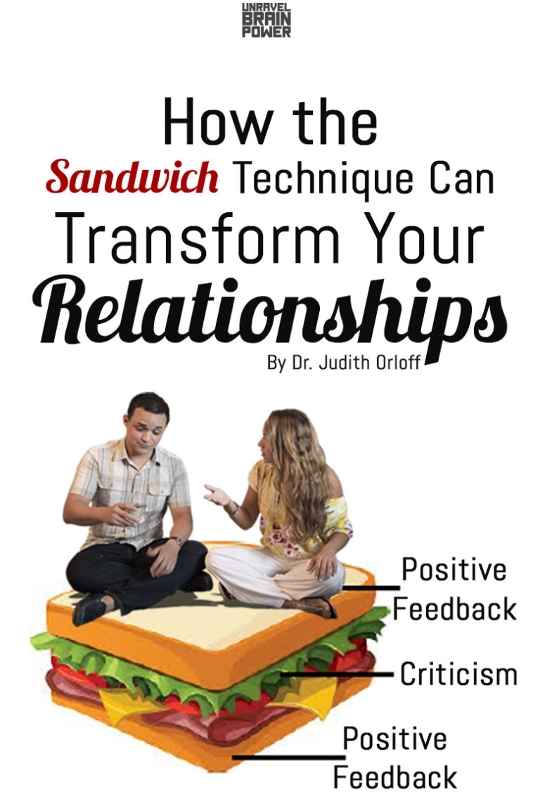 How the Sandwich Technique Can Transform Your Relationships