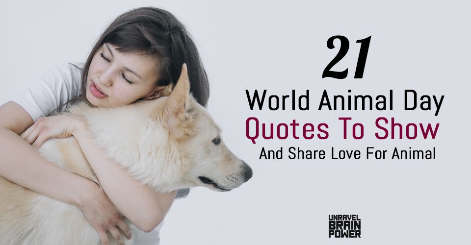 World Animal Day 2021 Quotes Images And Poster To Share With Love World Animal Day 2021 Quotes Images And Poster To Share With Love