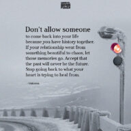 Don’t Allow Someone To Come Back Into Your Life - Unravel Brain Power