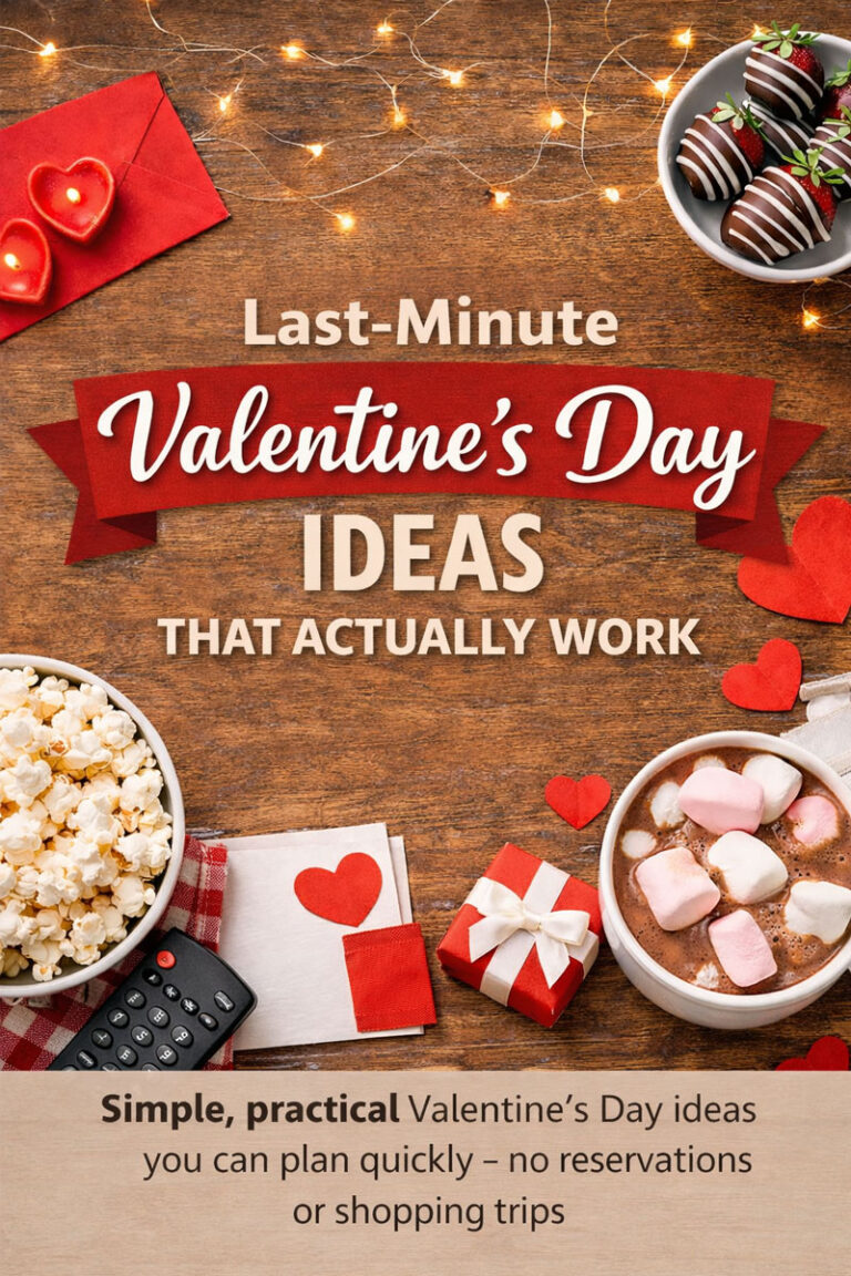 Last-Minute Valentine’s Day Ideas (Simple & Practical)
